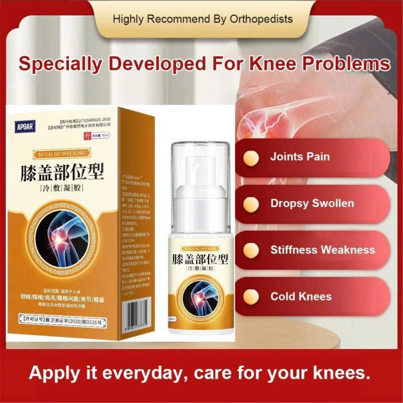 APGAR knee pain spray joint pain 膝盖部位型冷敷凝胶 cervical spine lumbar gel ...