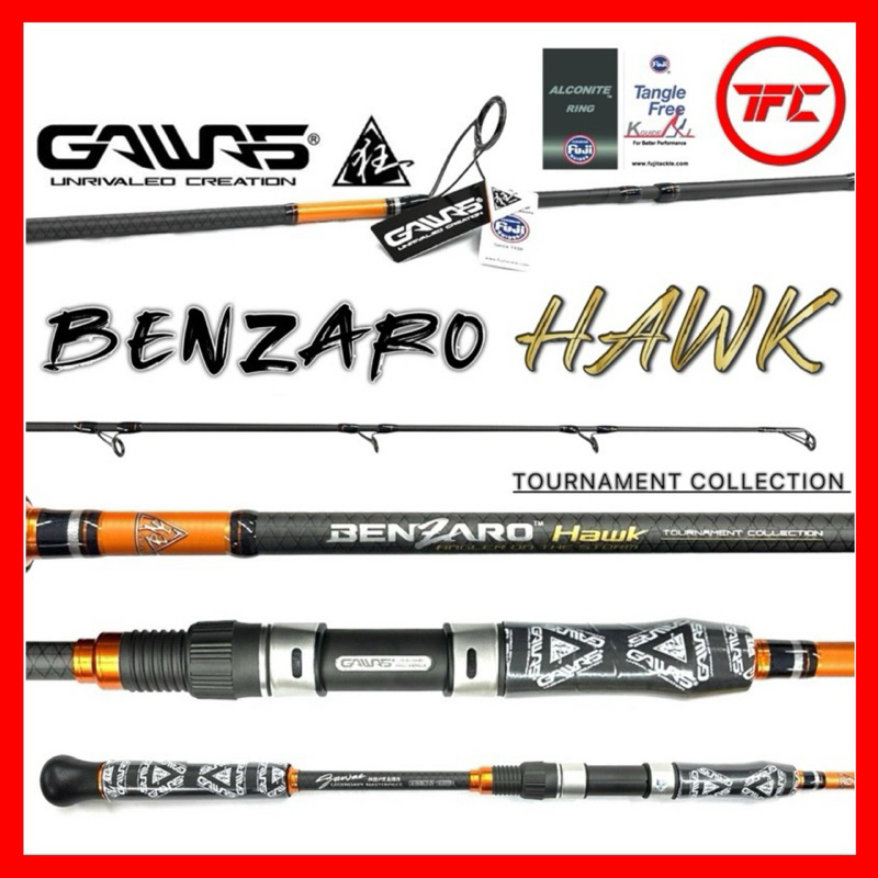 GAWAS Benzaro Hawk Spinning Fishing Rod Heavy Game Limited Collection ...
