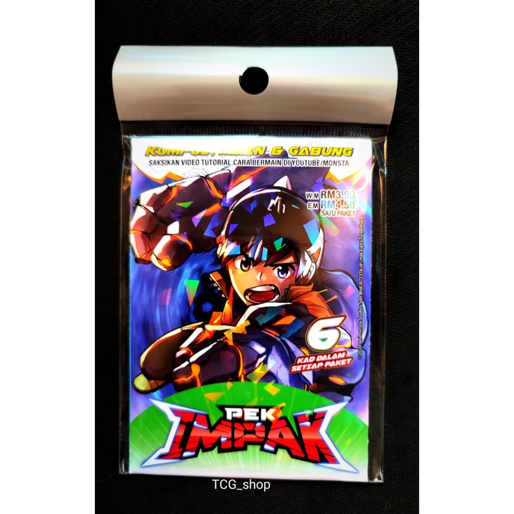 PEK IMPAK - Monsta Boboiboy Galaxy Card (A card) | Shopee Malaysia