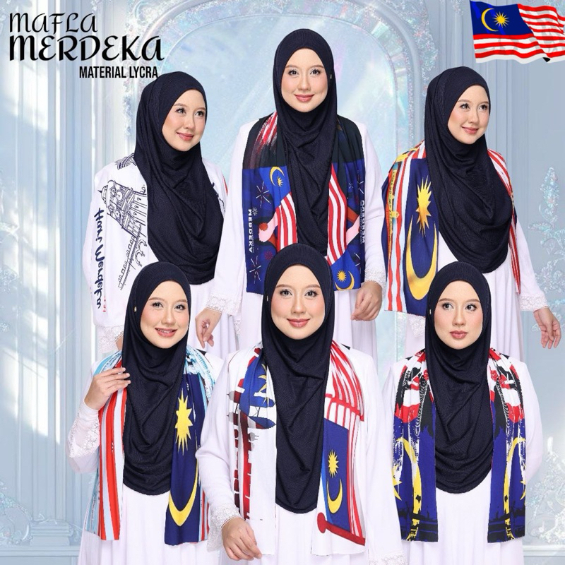 Mafla Merdeka Headband Hari Kebangsaan Shawl | Shopee Malaysia