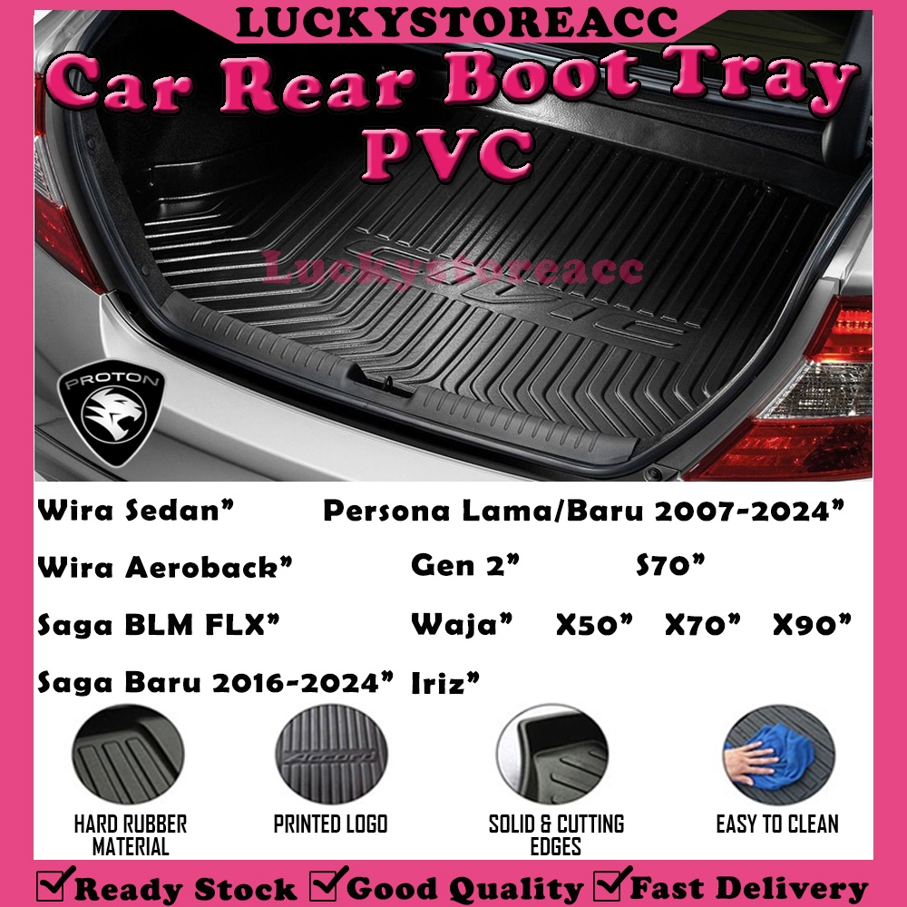 High Quality Custom Fit PVC Rubber Car Rear Boot Tray Persona S70 Gen2 ...