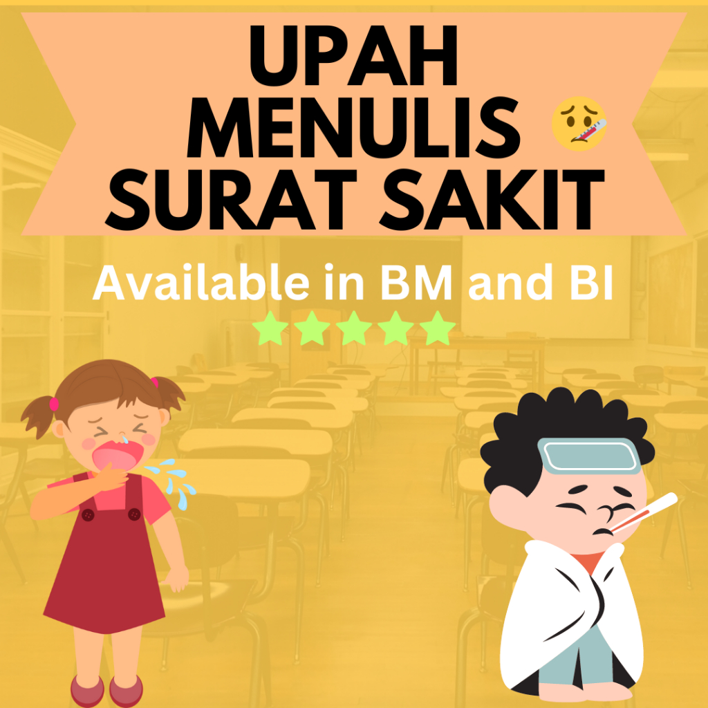 Upah Menulis Surat Sakit - Murah dan Cepat | Shopee Malaysia