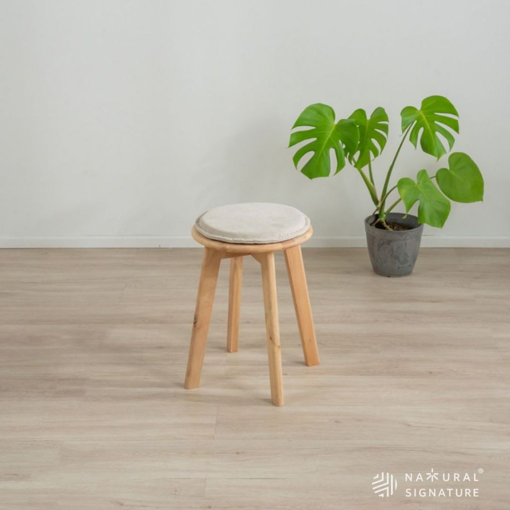 Natural Signature 3867S Hockey Stool (1pc)/Solid wooden stool/Dining ...