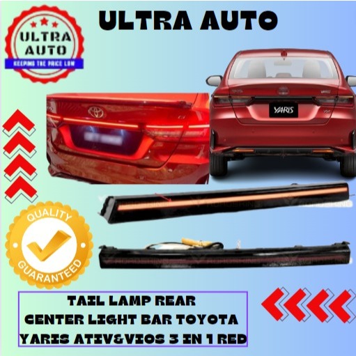 TOYOTA VIOS YARIS ATIV (2023-2024) Rear Garnish LED Trunk LED Tail Lamp ...