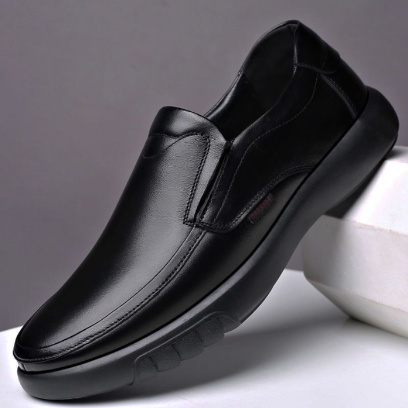 Men's Leather Shoes Soft Leather Soft Soled Casual Fashion Men's ...