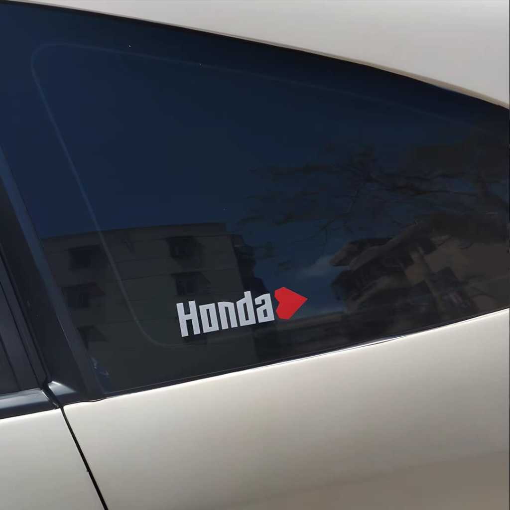 HONDA WORDING LOVE CAR STICKER/ bodysticker | Shopee Malaysia
