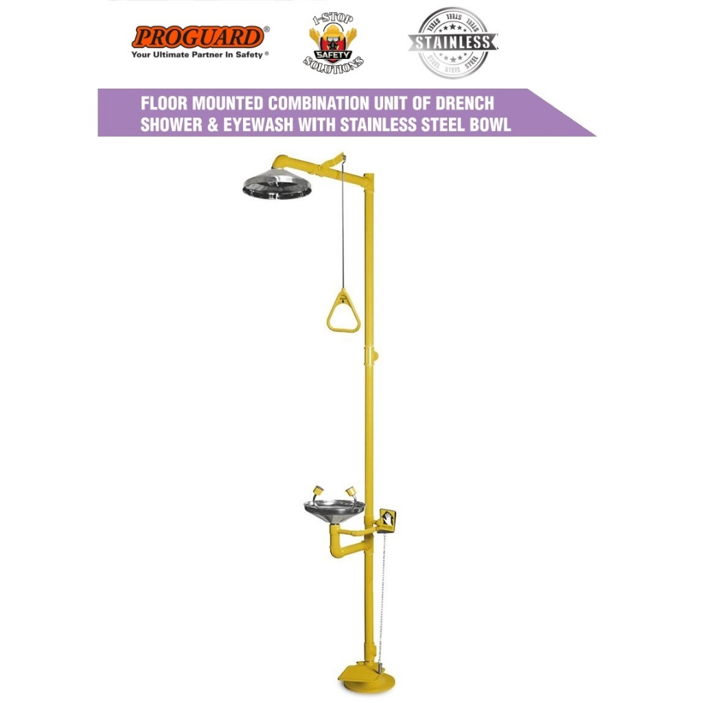 Proguard Emergency Fully Stainless Steel Floor Mount Combination Unit ...