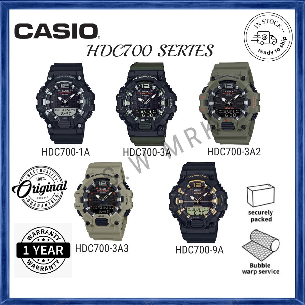 Casio HDC-700 Series Analog-Digital Watch | Shopee Malaysia