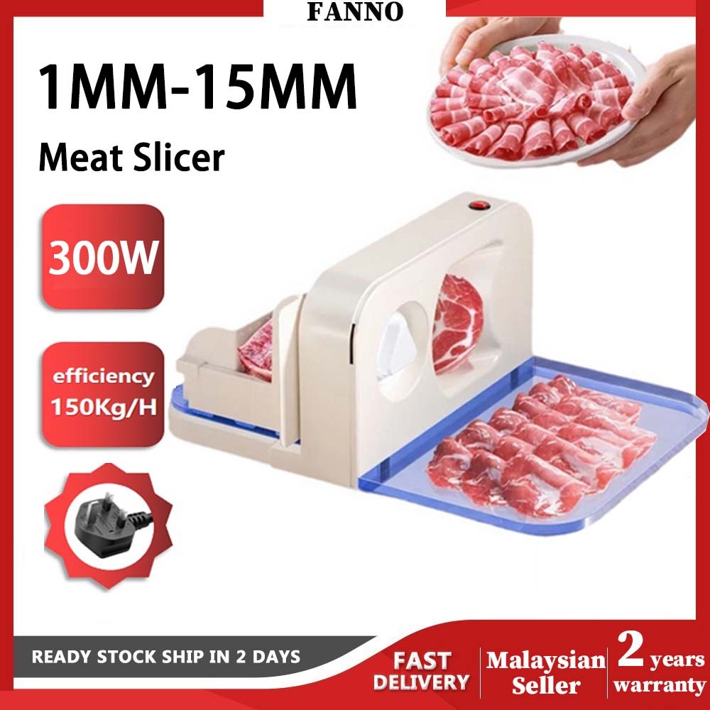 🇲🇾Premium+™ Folding Electric Lamb Mutton/Fat Beef Roll Meat Cutter ...