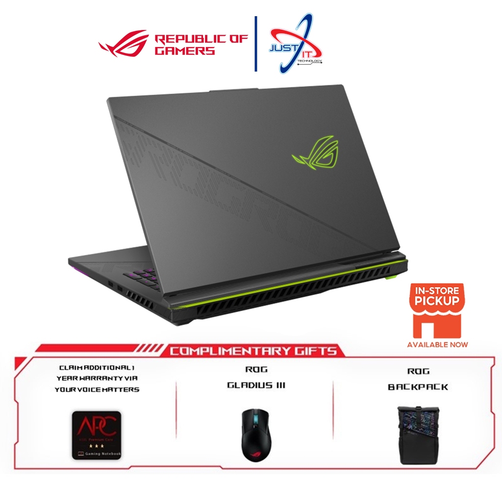 ASUS ROG STRIX G18 2024 G814J-ZRN6008W (i9-14900HX/32GD5/2TB SSD/RTX ...