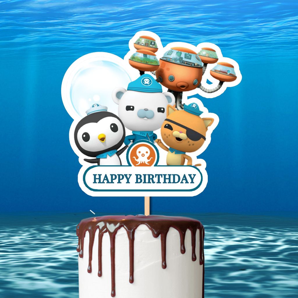 Octonauts Cake Topper, Happy Birthday Decorations | Shopee Malaysia