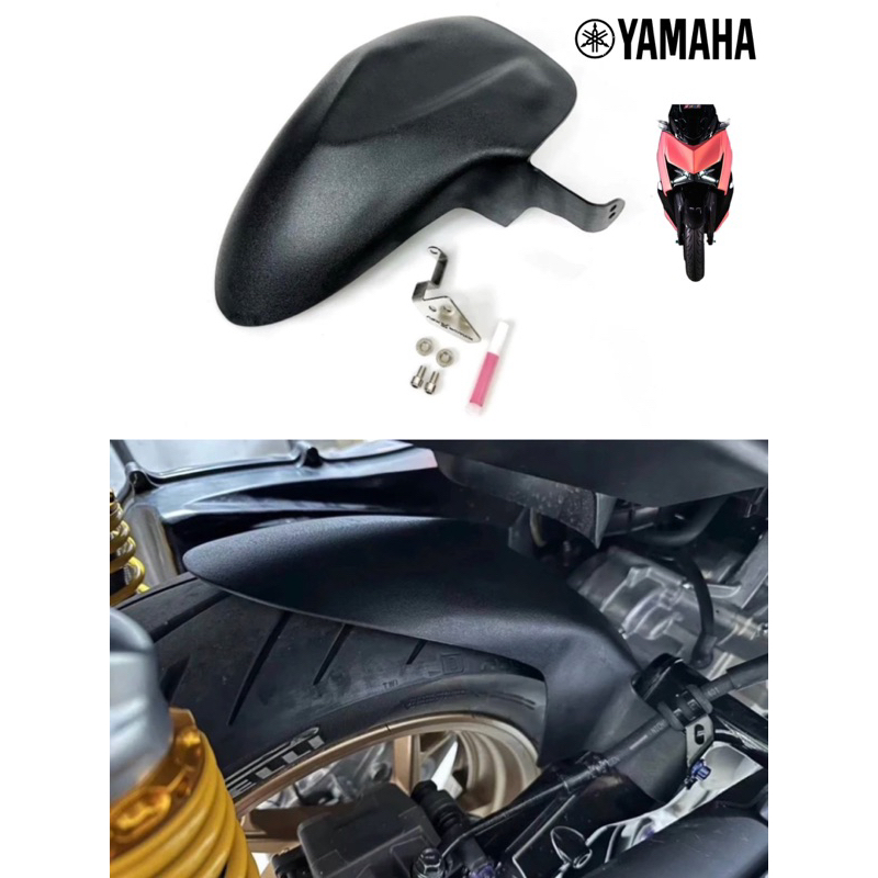 YAMAHA XMAX250 XMAX300 V1 V2 HUGGER REAR CARBON / BLACK XMAX 250 300 ...