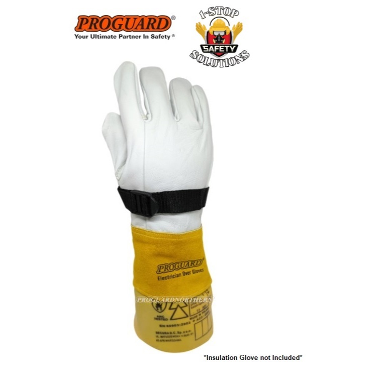 Proguard Leather Insulation Protector Safety Glove ELSEC Electrician ...