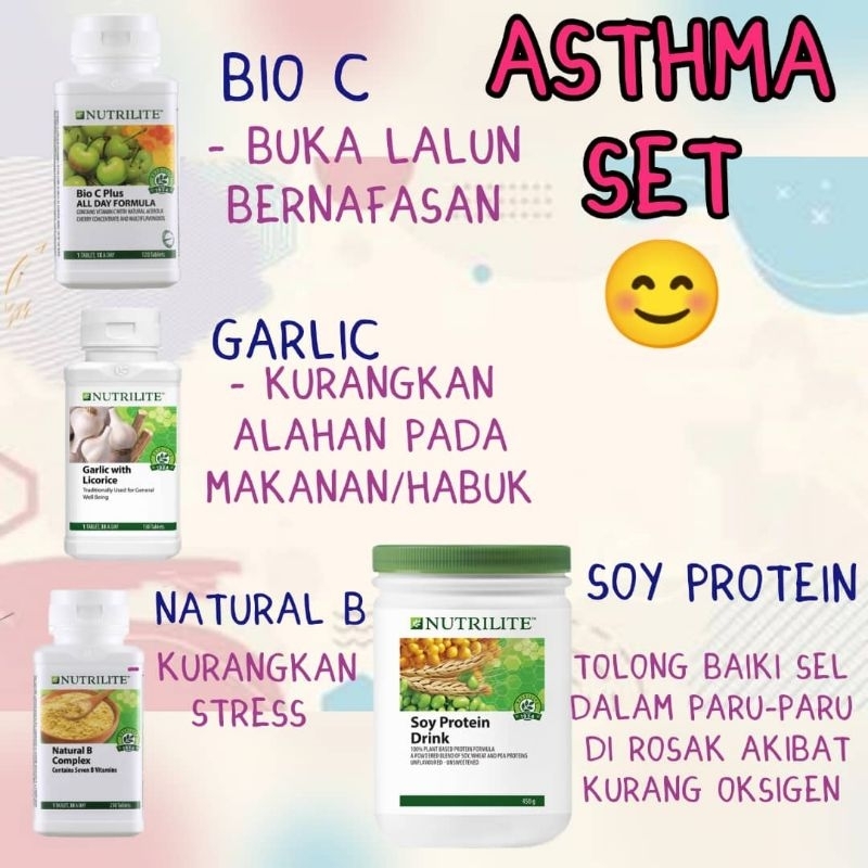 ASTHMA SET NUTRILITE (TRY PACK) | Shopee Malaysia