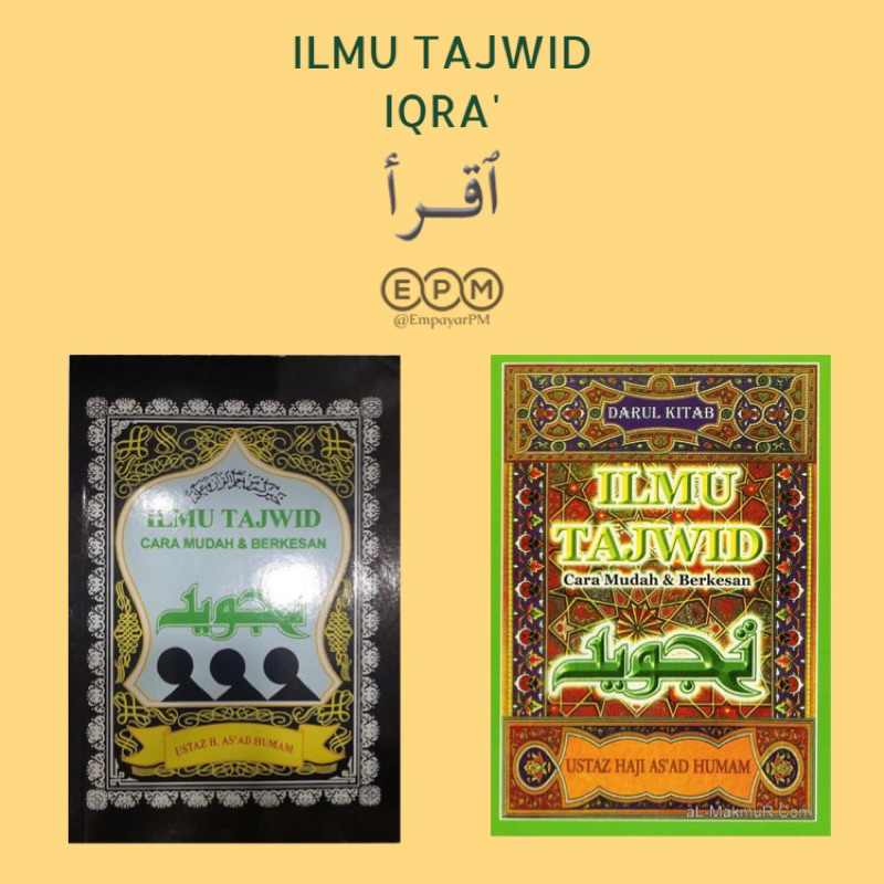 KITAB : ILMU TAJWID IQRA (IQRA’) | Shopee Malaysia
