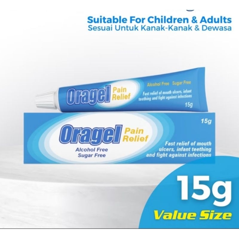 Oragel pain relief gel 15g Expired 11/2025 | Shopee Malaysia
