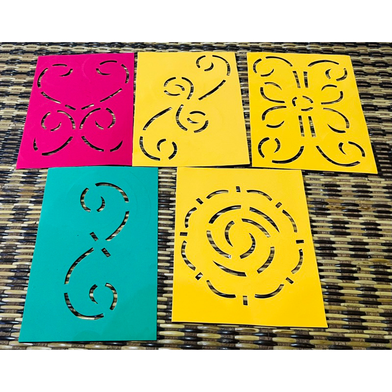 Acuan Corak Burie / Cuan corak buriek / Borneo Motif / corak selampai ...