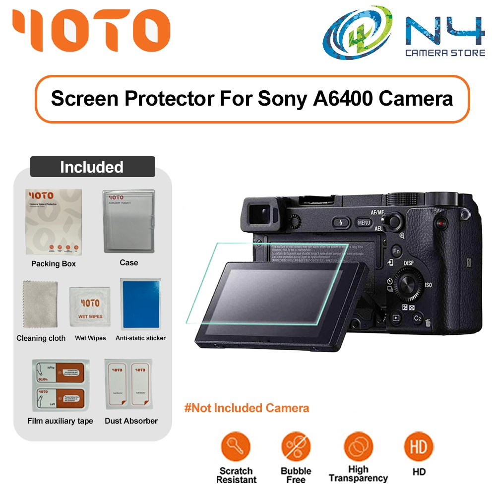 Foto Sony A6400 Tempered glass for A6400 screen protector | Shopee Malaysia
