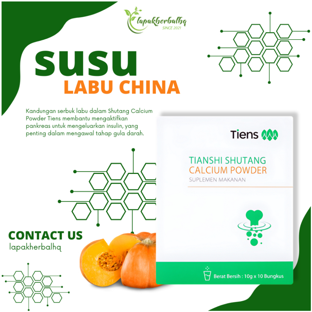 SUSU LABU CHINA| Shutang Calsium Powder atasi diabetes BPOM halal ...