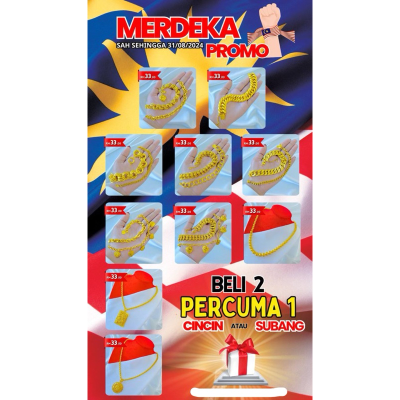 MERDEKA SET PROMO BELI 2 PERCUMA 1 🔥 | Shopee Malaysia