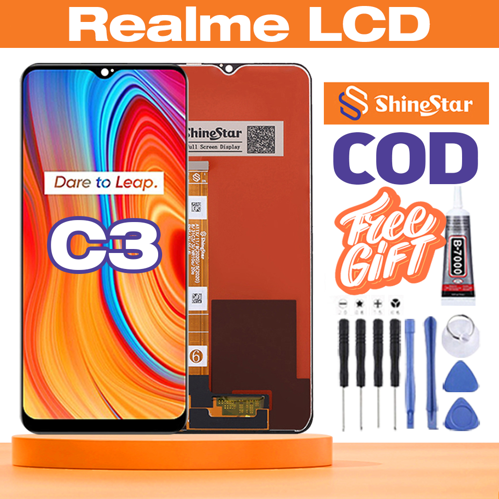 ShineStar ORIGINAL LCD Display for REALME C3 Glass Touch Screen ...