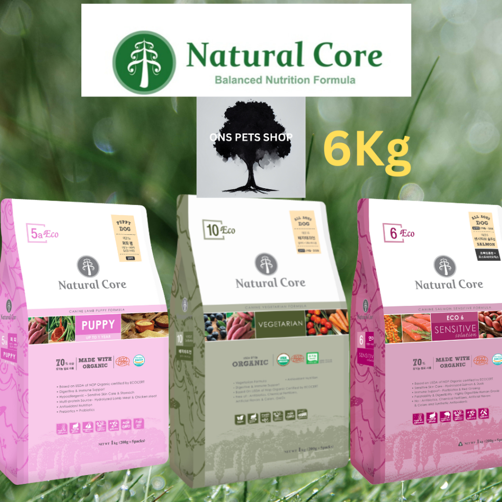Natural Core Organic Dog Food 6kg/7kg/10kg ( Hypo-Allergenic ...