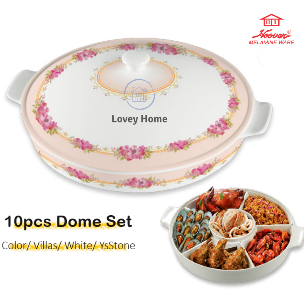Melamine Colour Party Set Rotating Dome Serving Buffet Food Catering ...
