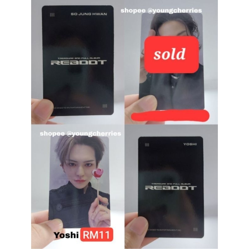 TREASURE REBOOT DIGIPACK PHOTOCARD JUNGHWAN YOSHI | Shopee Malaysia
