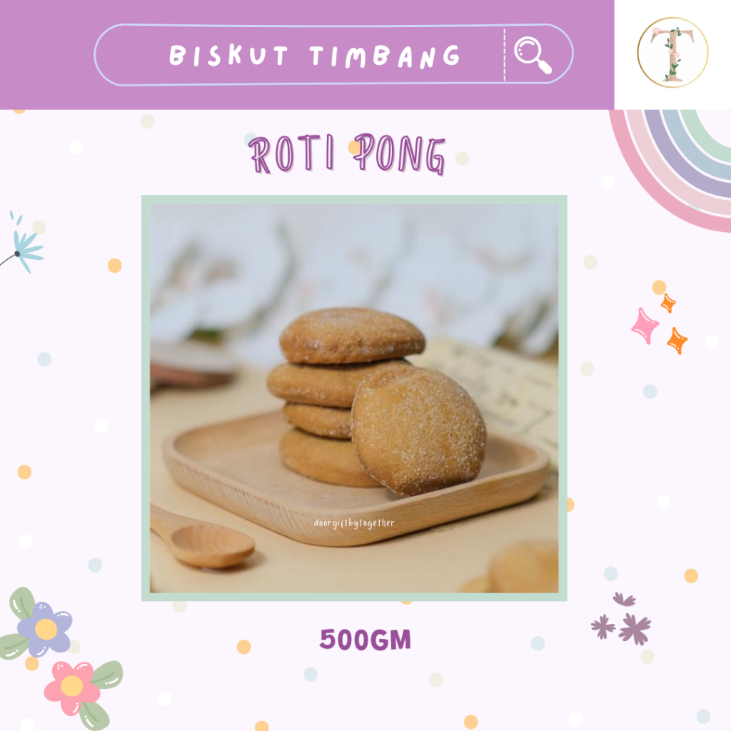 [ 500G ] PELBAGAI BISKUT TIMBANG | ROTI PONG | Shopee Malaysia