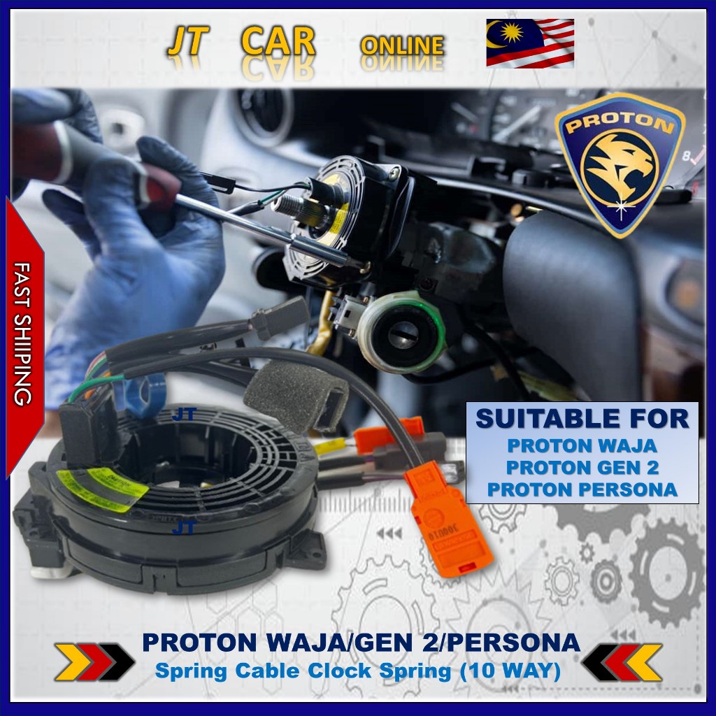 PROTON WAJA/GEN 2/PERSONA Steering Air Bag Spring Cable Spiral Clock ...