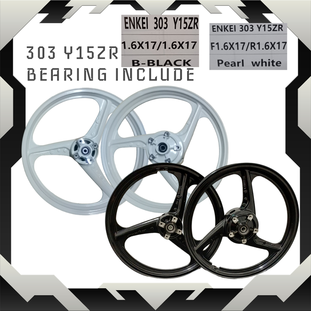 YAMAHA Y15 Y15ZR V1 V2 SPORT RIM ENKEI 3 BATANG Y16 Y16ZR 3L FULL CHOP SIZE 1.6 / 1.6 - 17 ...