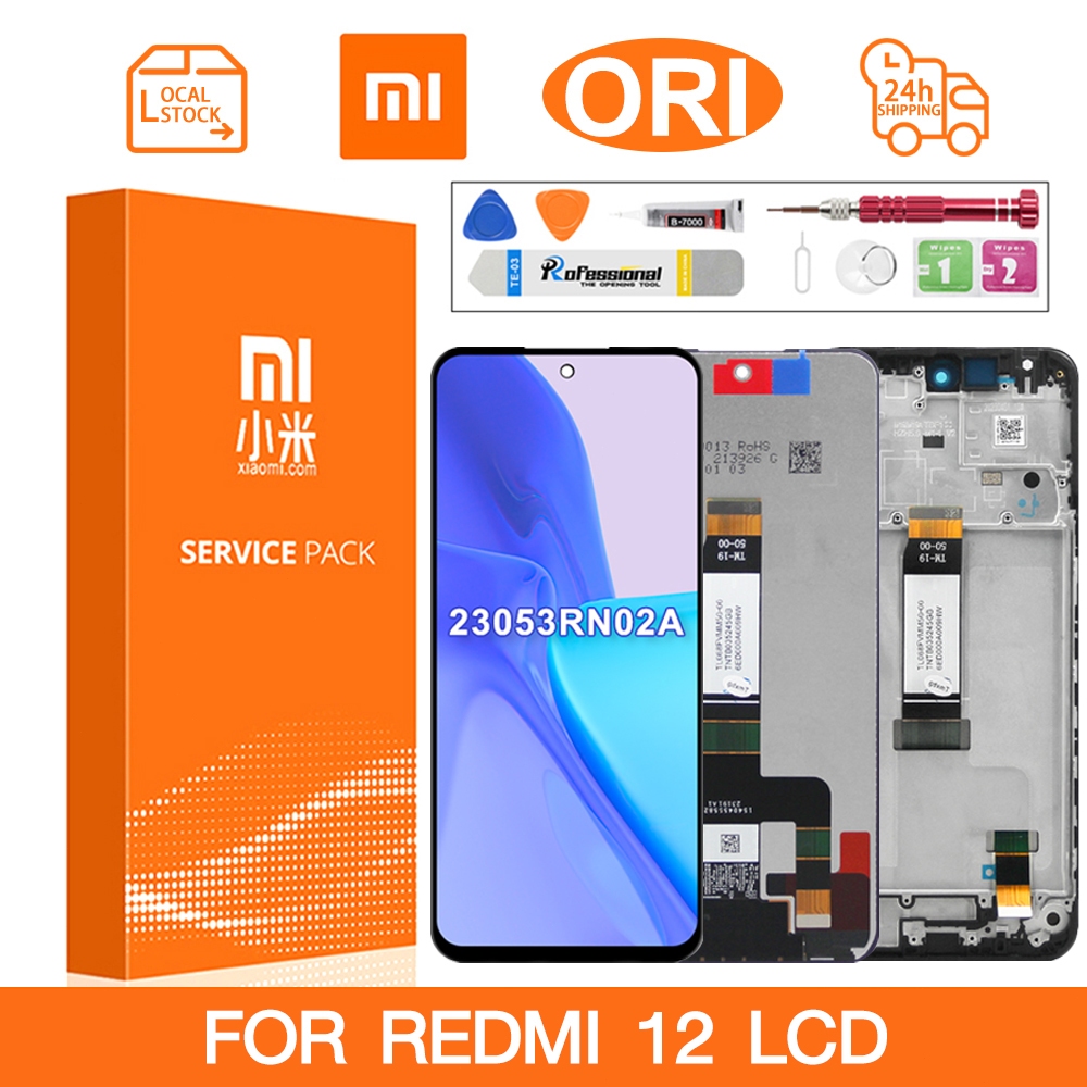 For Redmi 12 4G/5G/ Note 12R/POCO M6 Pro 5G LCD TOUCH SCREEN GLASS ...