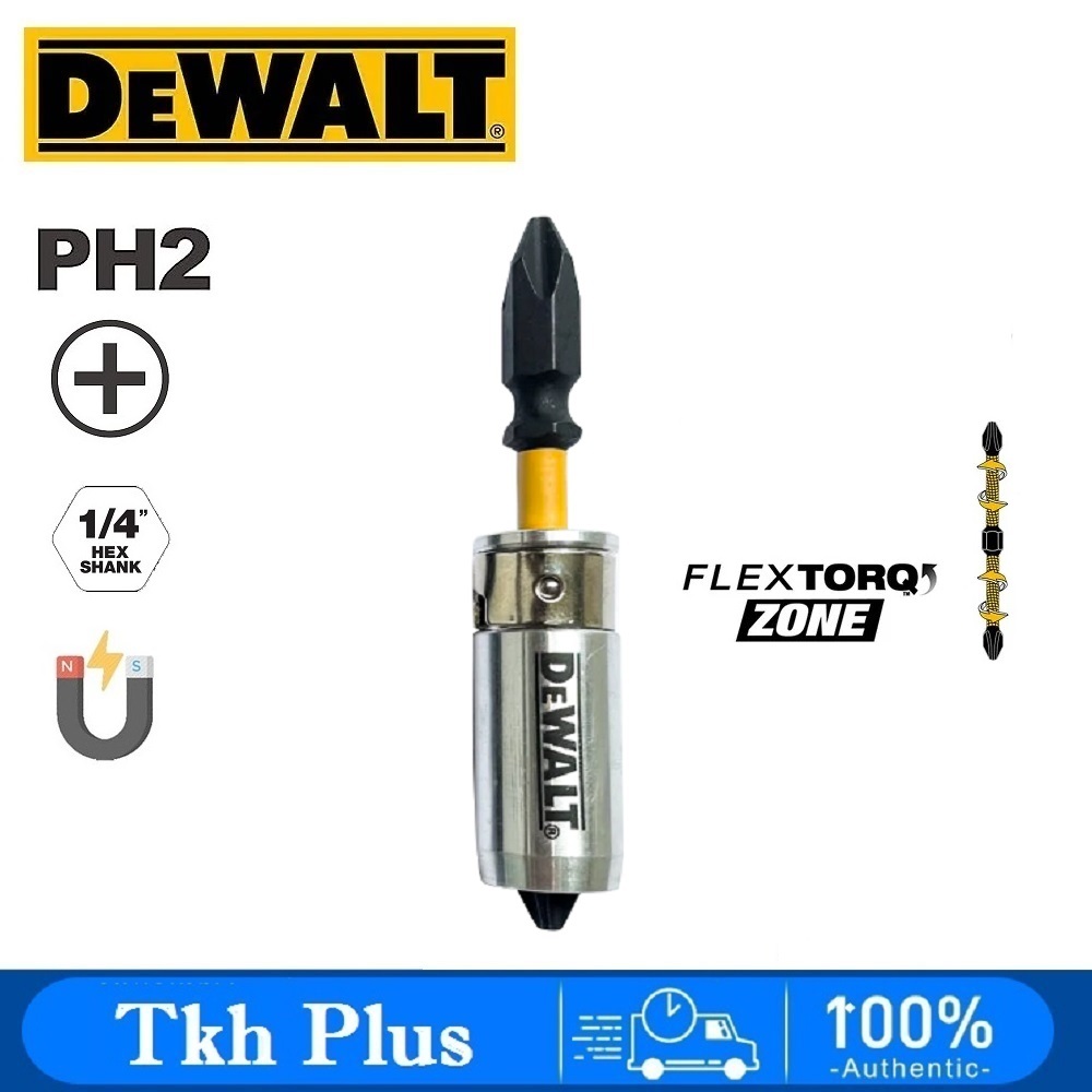 DEWALT DWA13MS Impact Driver Bit 65mm PH2 Magnetic Screw Lock ...