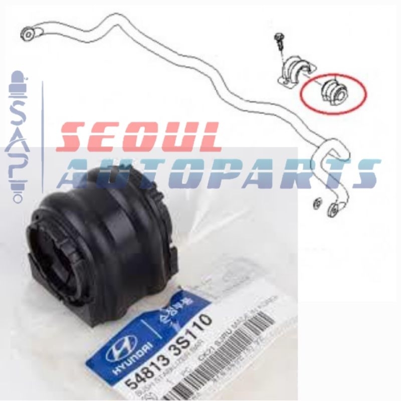 BUSH STABILIZER REAR = Sorento UM 2016-2020 / Sportage QL 2015-2020 ...
