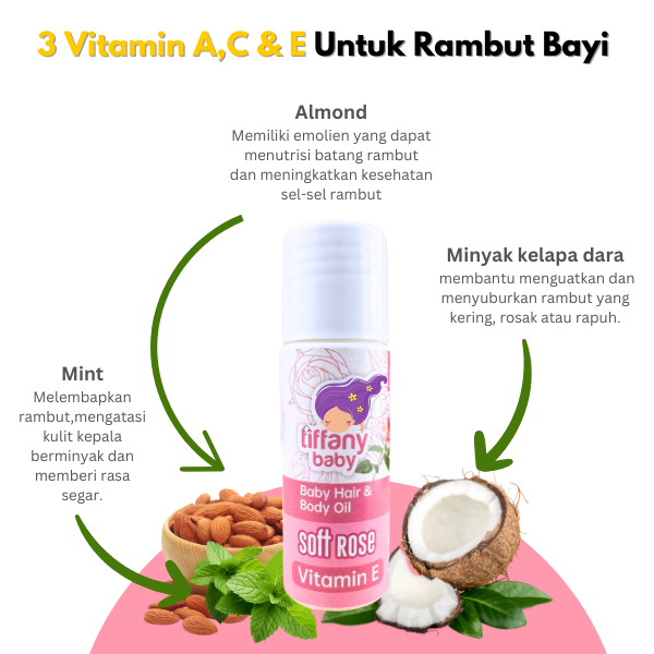 Baby Hair Serum Tiffany Baby l Pelebat Rambut Bayi l Minyak Rambut Bayi ...
