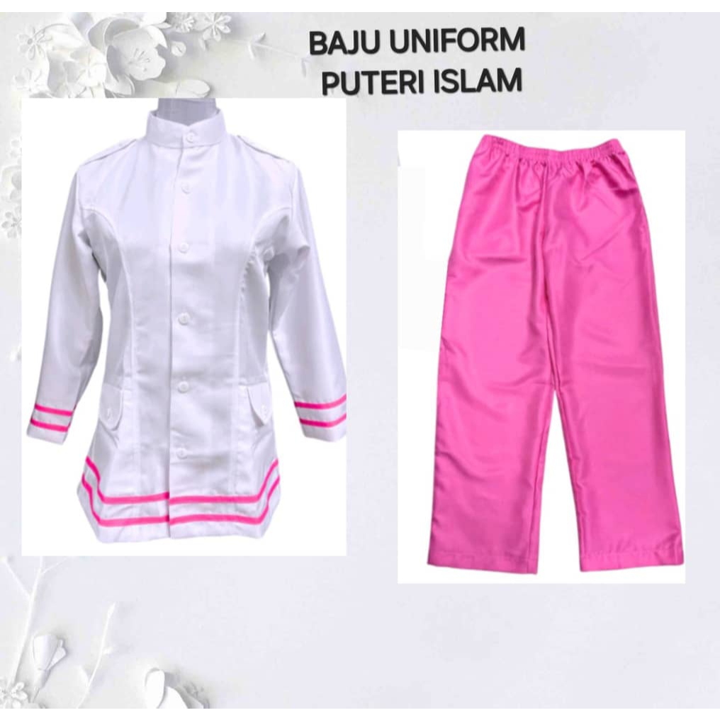 BAJU UNIFORM PUTERI ISLAM/BAJU KADET BERSATU SEKOLAH READY STOCK ...