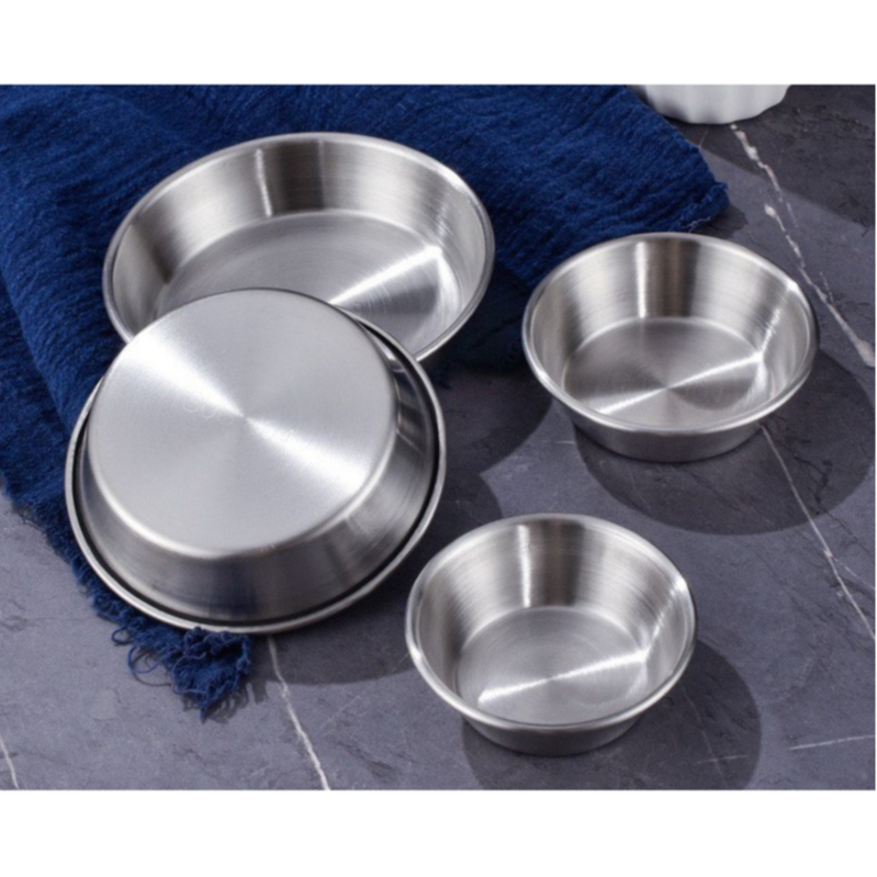 Plate Sauce Container for Restaurant Bowl Sauce Dish Saucer Stainless ...