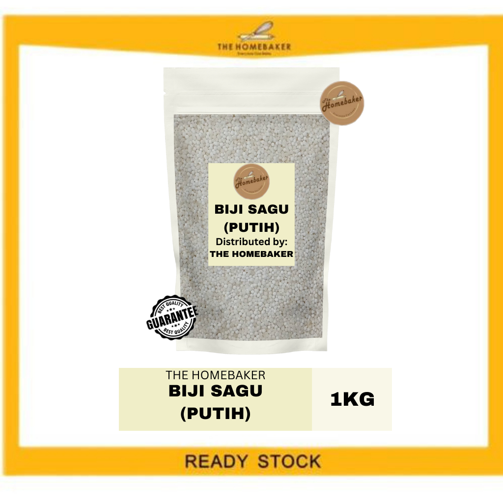 Sago Pearl / Biji Sagu Putih Merah Hijau / 500g 1kg / Halal / HomeBaker ...