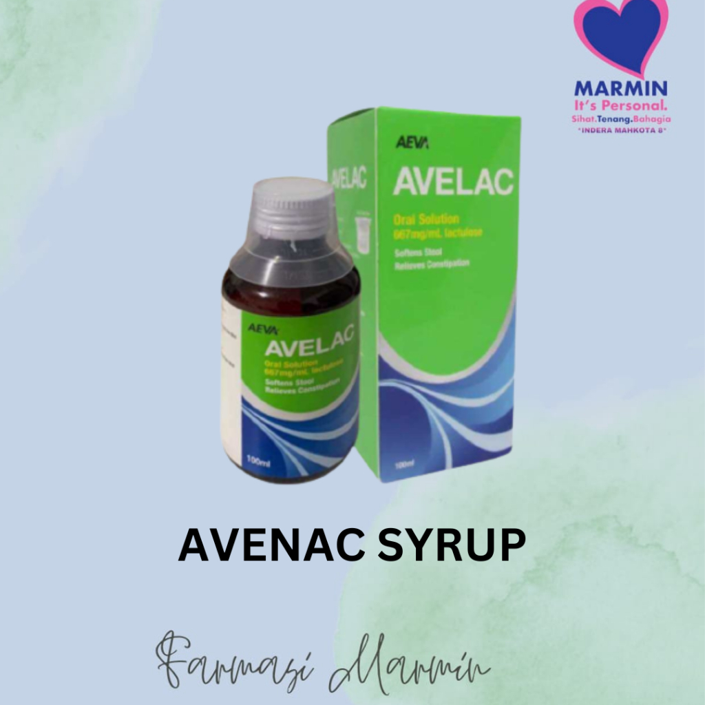 UBAT SEMBELIT KANAK-KANAK AVELAC SYRUP 100ML (SYRUP LACTULOSE/ LAKTOSA ...