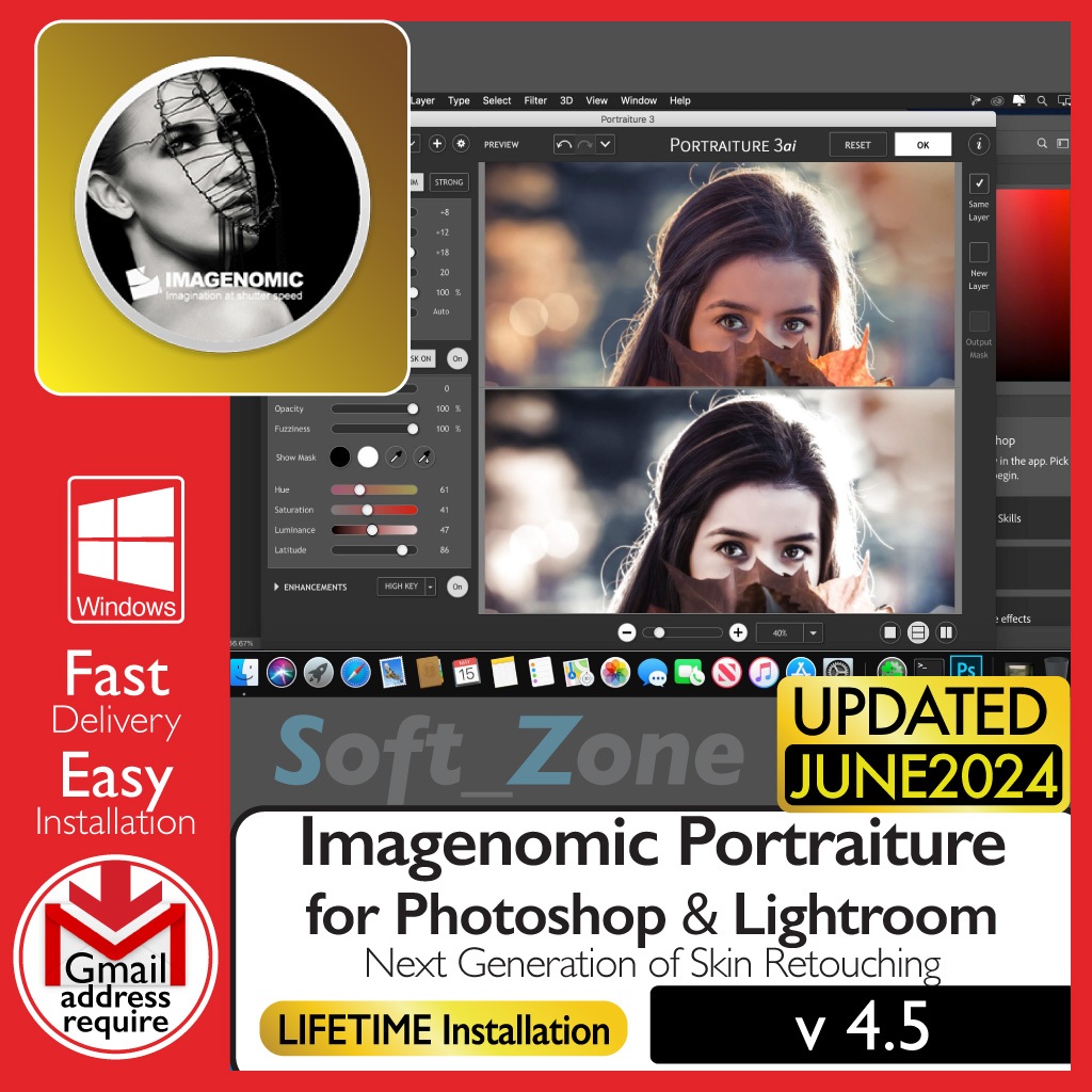 Imagenomic Portraiture 4.5 for Photoshop & Lightroom | Windows - SOFTWARE | Shopee Malaysia