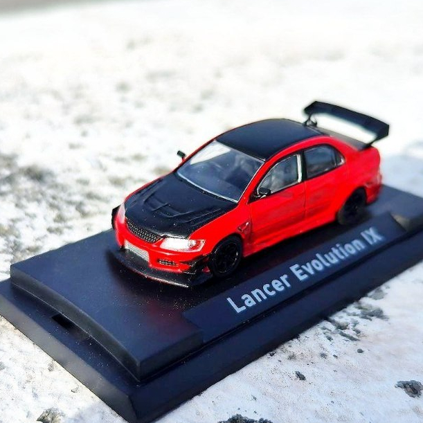 CM MODEL Mitsubishi Lancer Evolution IX Voltex Kit (red w/ carbon hood ...
