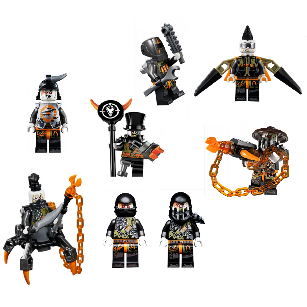 Lego Ninjago 2018 Hunted Dragon Hunters Minifigure Iron Baron Chew Toy ...