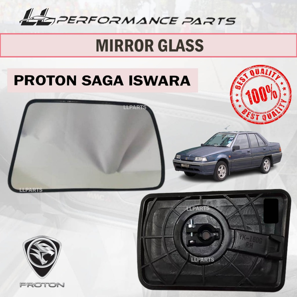 Proton Saga Iswara Door Side Mirror Glass Cermin Sisi Left Right ...