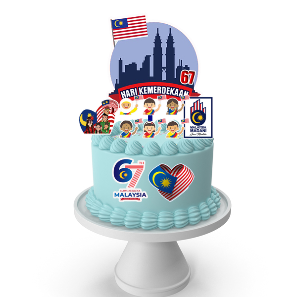 HARI MERDEKA MALAYSIA CAKE TOPPER | Shopee Malaysia