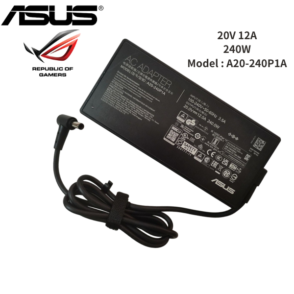Asus ROG A20-240P1A/ADP 240EB B 240W 20V 12A 6.0mm x 3.7mm Tip AC ...