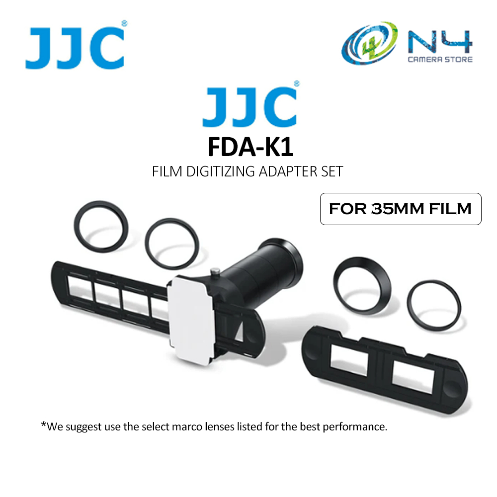 JJC FDA-S1/FDA-K1 35mm Film Digitizing Adapter with 6500k LED Light Set Replace Nikon ES-2 ...