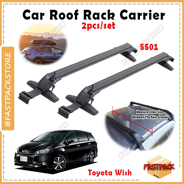 For Toyota Wish Car Roof Rack Rak Bumbung Kereta Carrier Cargo Luggage ...