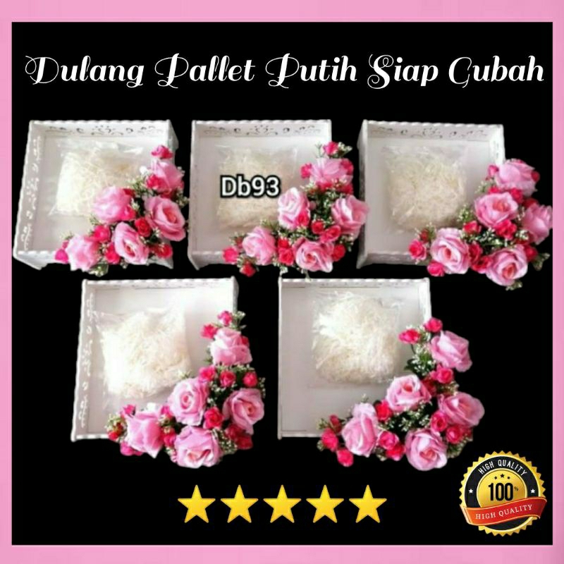 Dulang hantaran siap gubah pallet putih(5/7/9dulang) -108/109 | Shopee ...