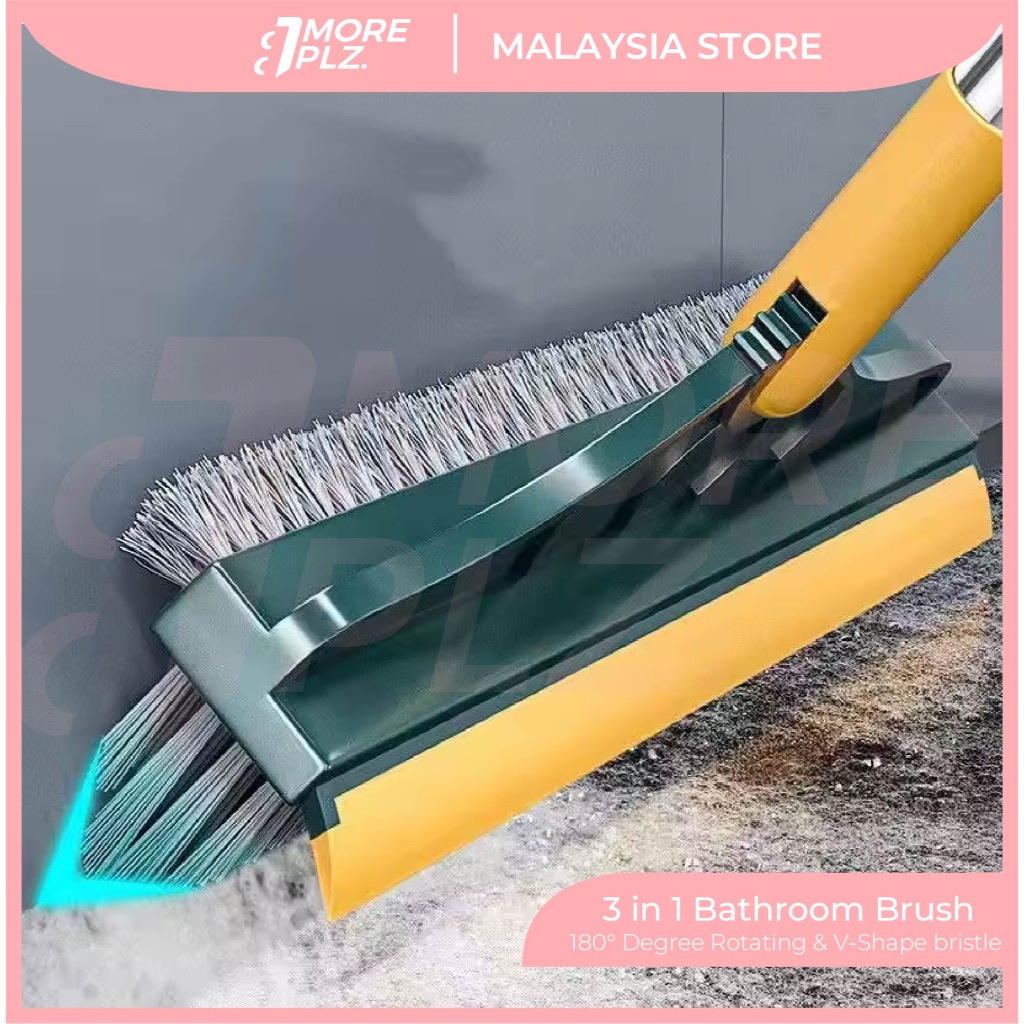 1More 3 In 1 Brush Magic Brush Broom Toilet Floor Brush Berus Cuci ...