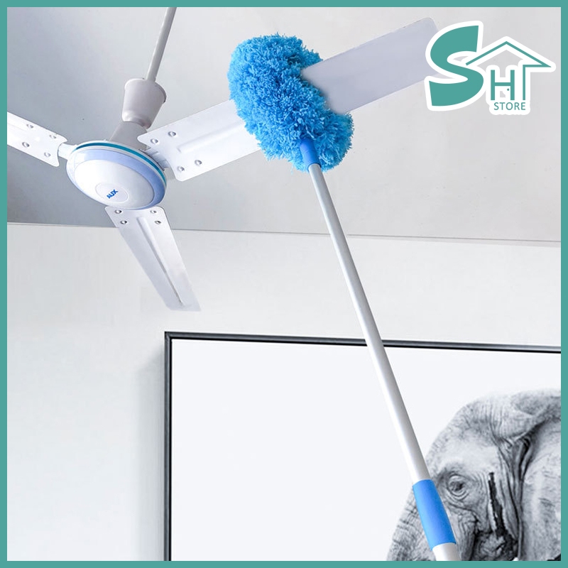 Ceiling Fan Duster Dust Cleaner Cleaning Tool Adjustable Microfiber ...